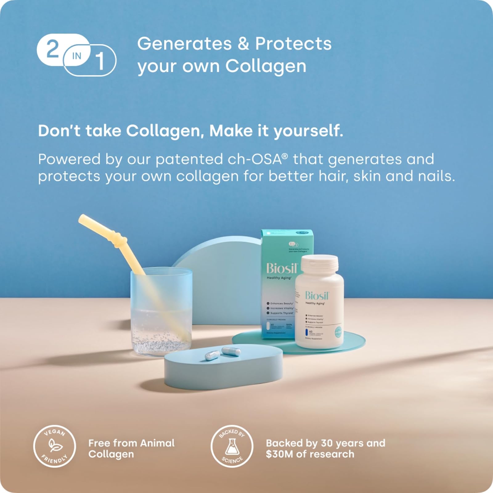 promotes collagen production naturally