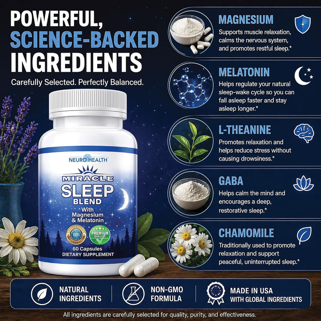 promotes deep sleep and recovery