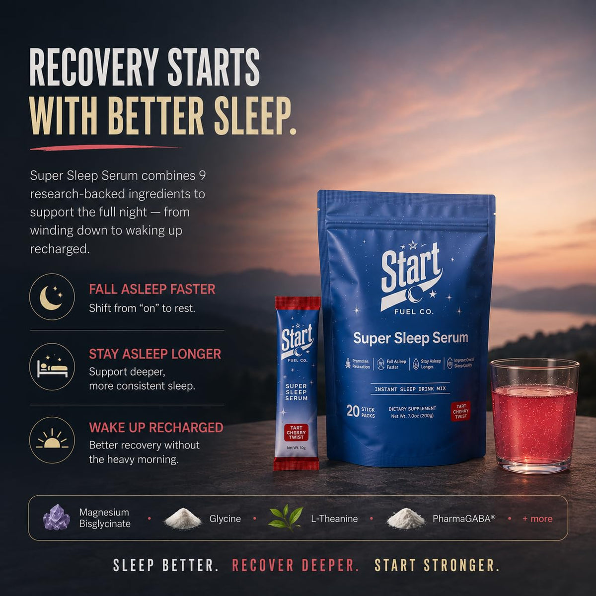 promotes deep sleep and relaxation