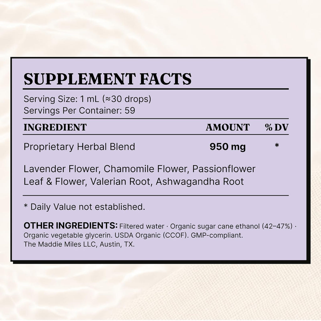 promotes deep sleep with natural ingredients