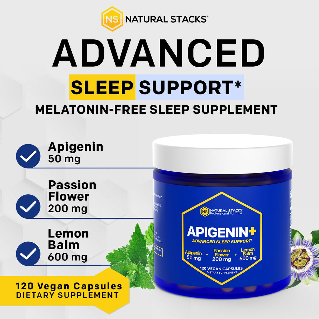 Promotes deep sleep with Smart Apigenin