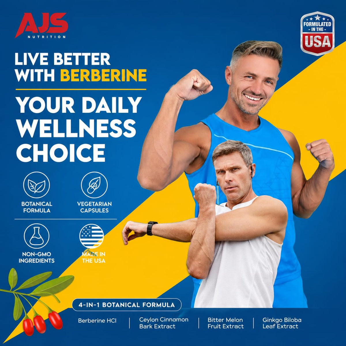 promotes digestive health with berberine