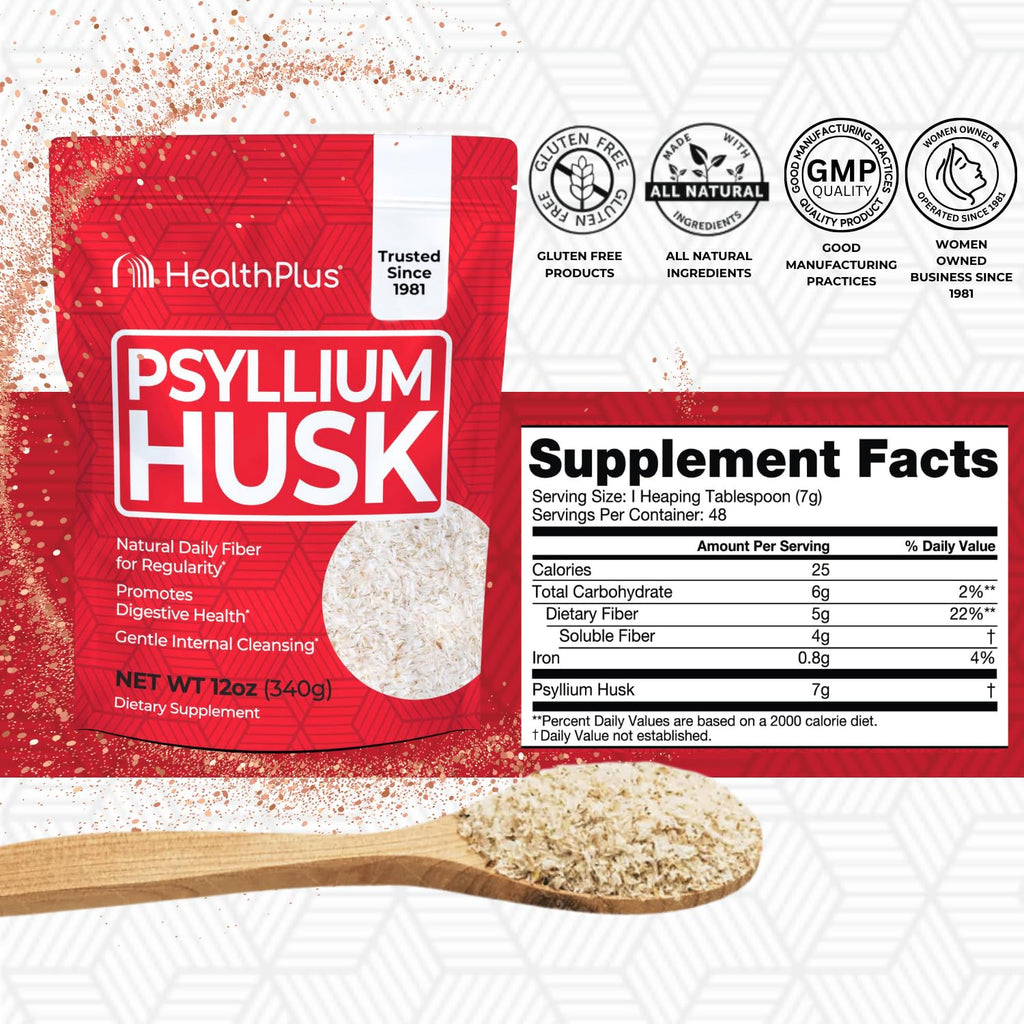 promotes digestive health with psyllium husk