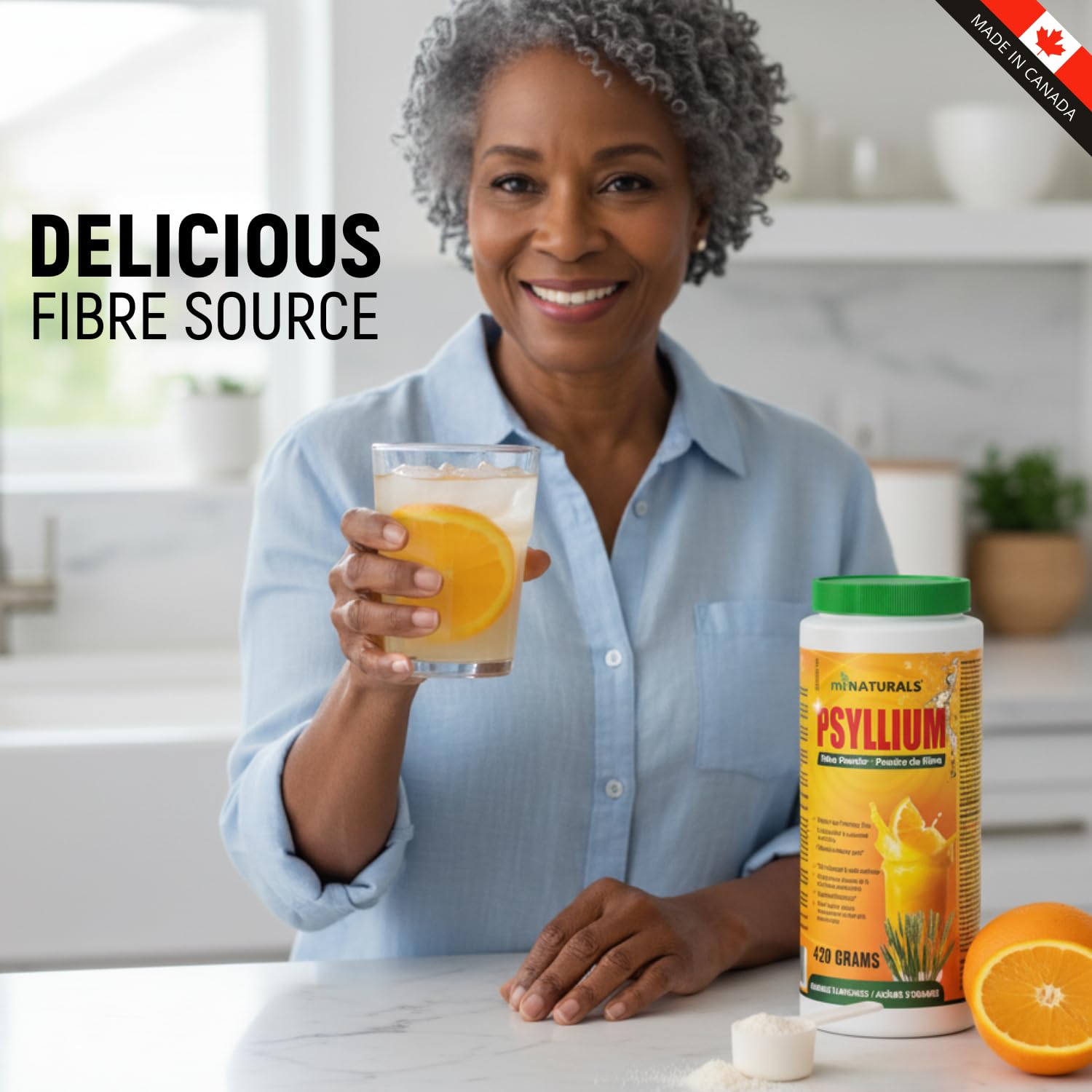 promotes digestive health with psyllium