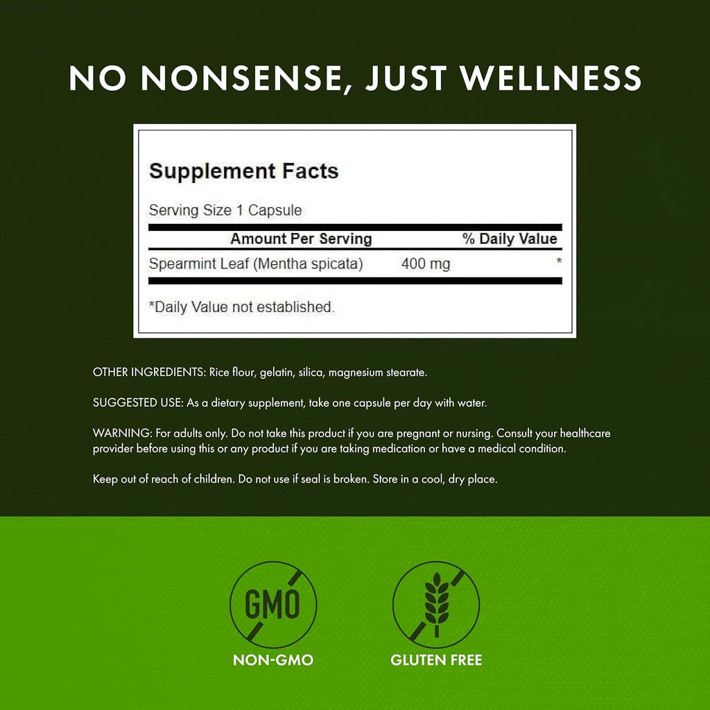 Promotes gas relief with spearmint