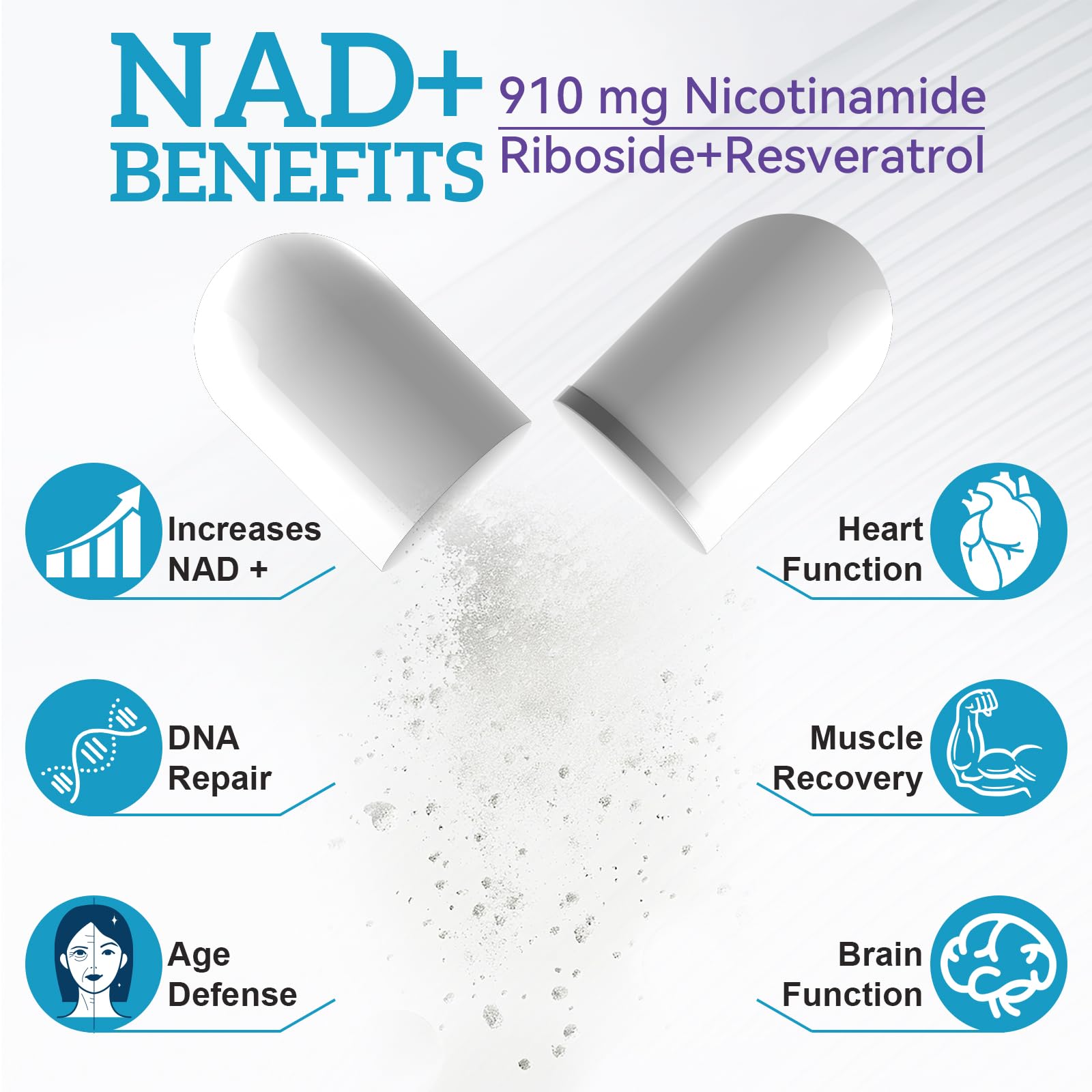 Promotes healthy aging benefits