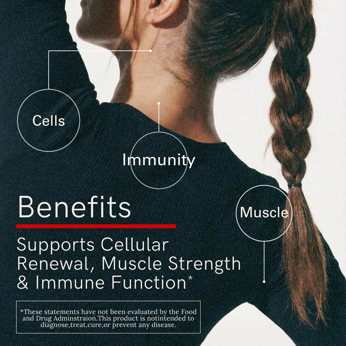 Promotes healthy aging with Urolithin A