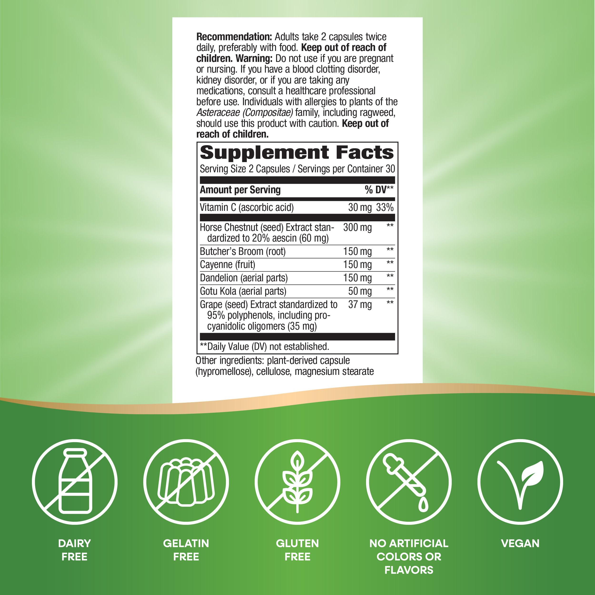Promotes healthy blood circulation
