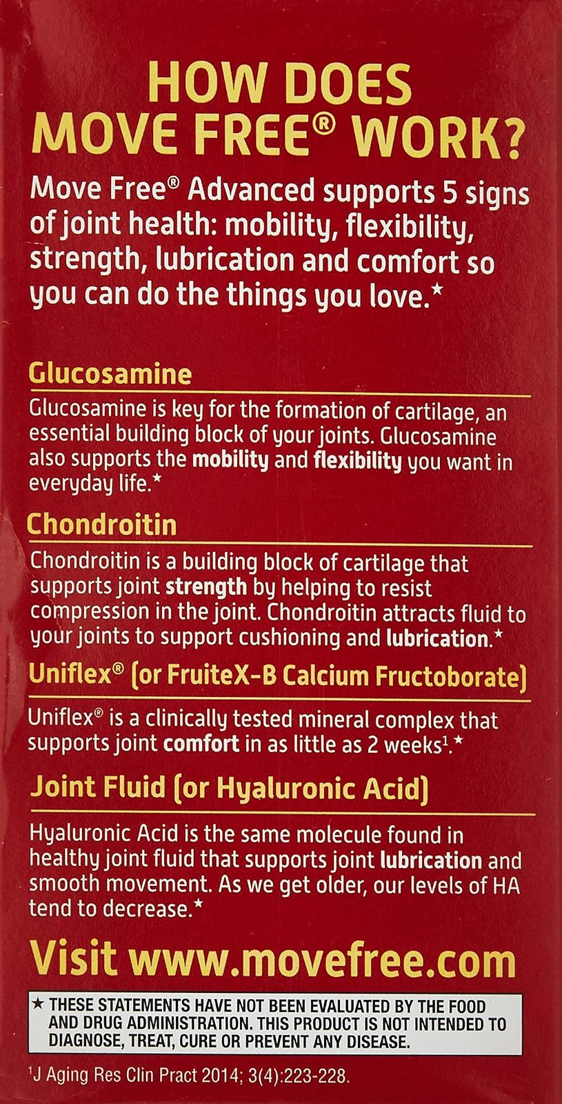 promotes healthy cartilage with glucosamine