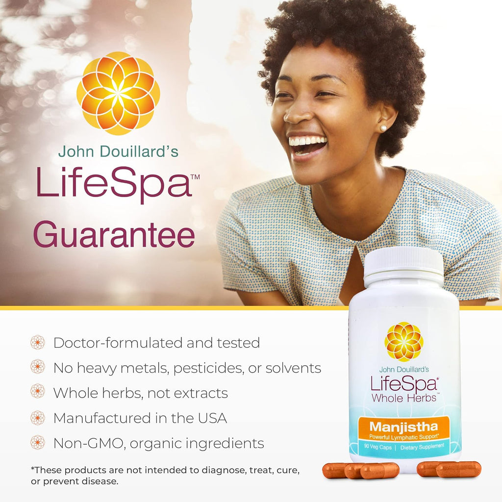 Promotes healthy circulation with Manjistha