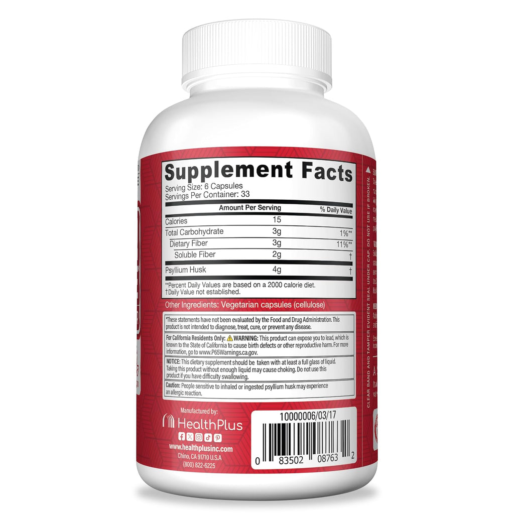 promotes healthy digestion with psyllium