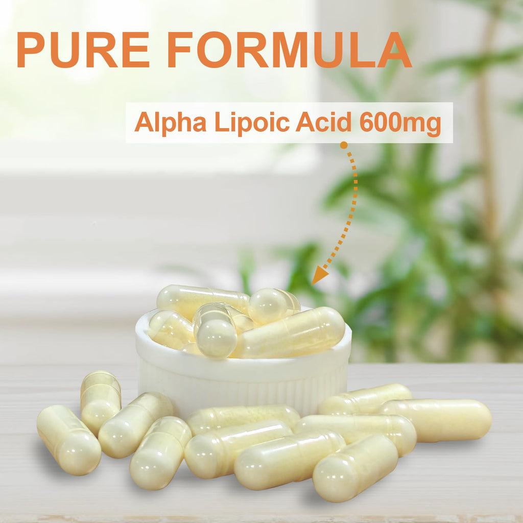 promotes healthy glucose metabolism alpha lipoic acid