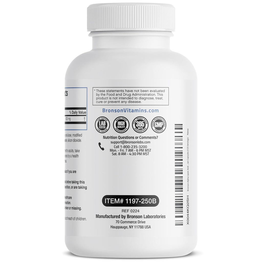 promotes healthy metabolism alpha lipoic acid