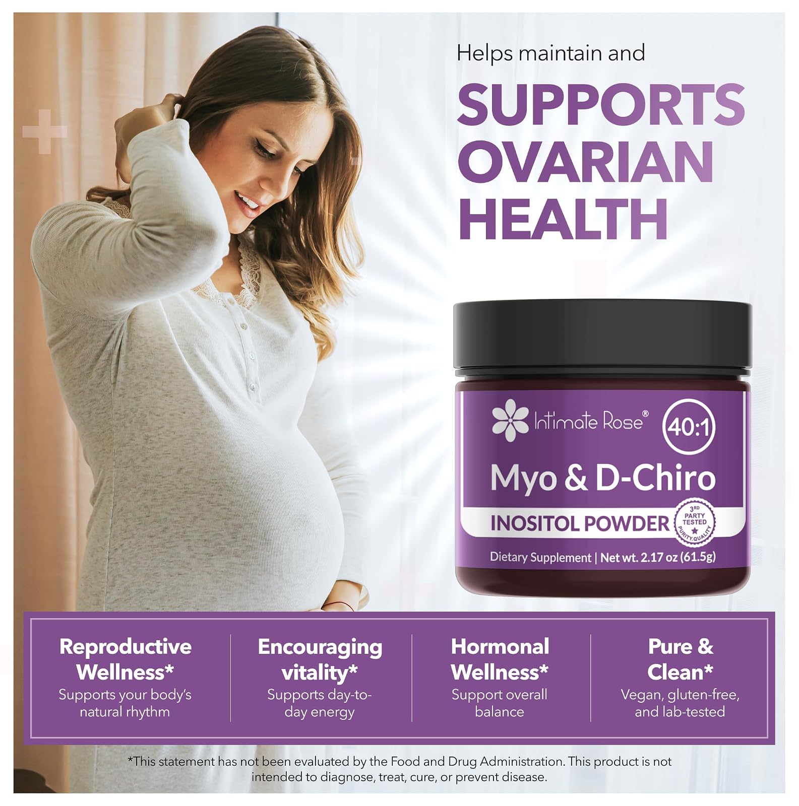 Promotes healthy ovarian function