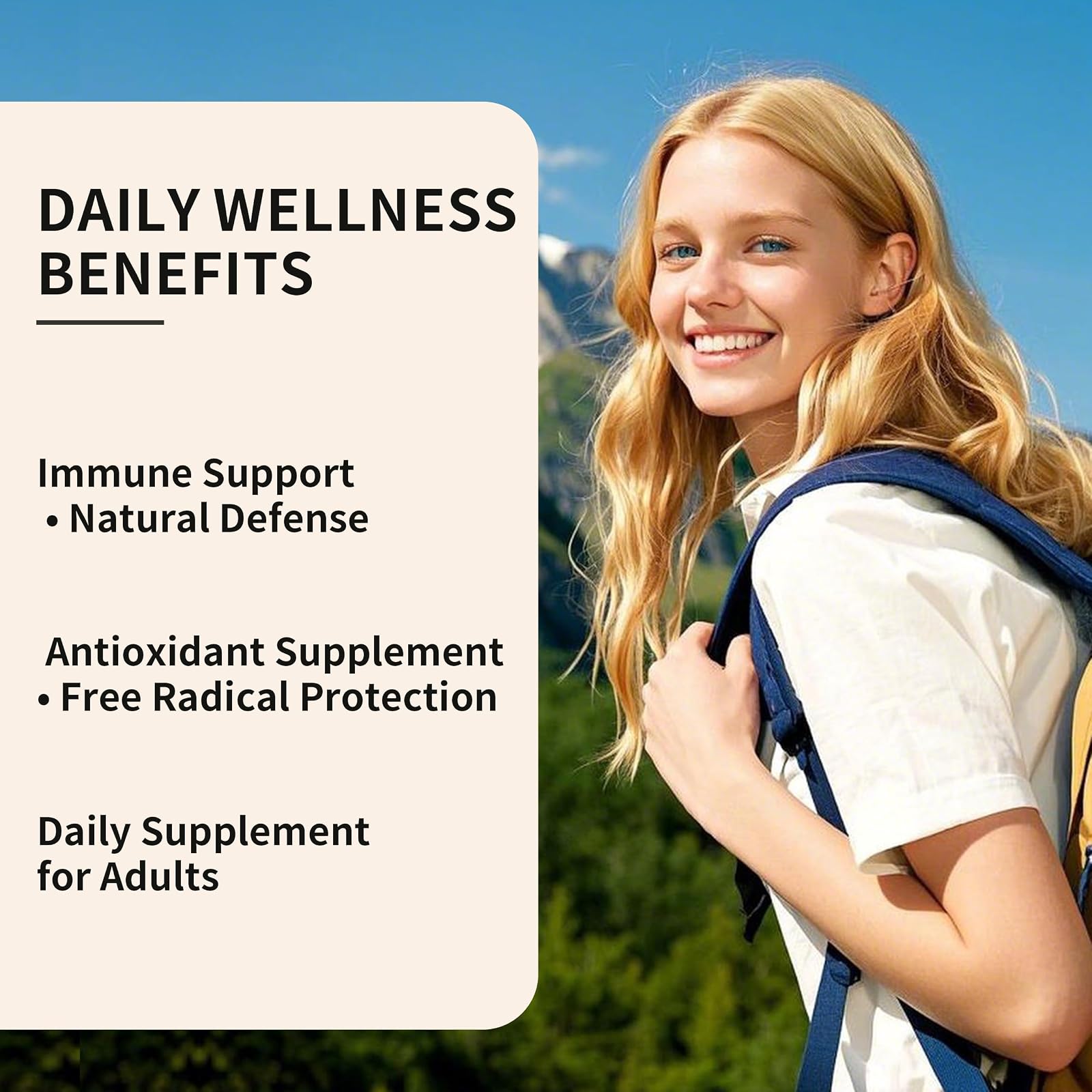 Promotes healthy skin and vision