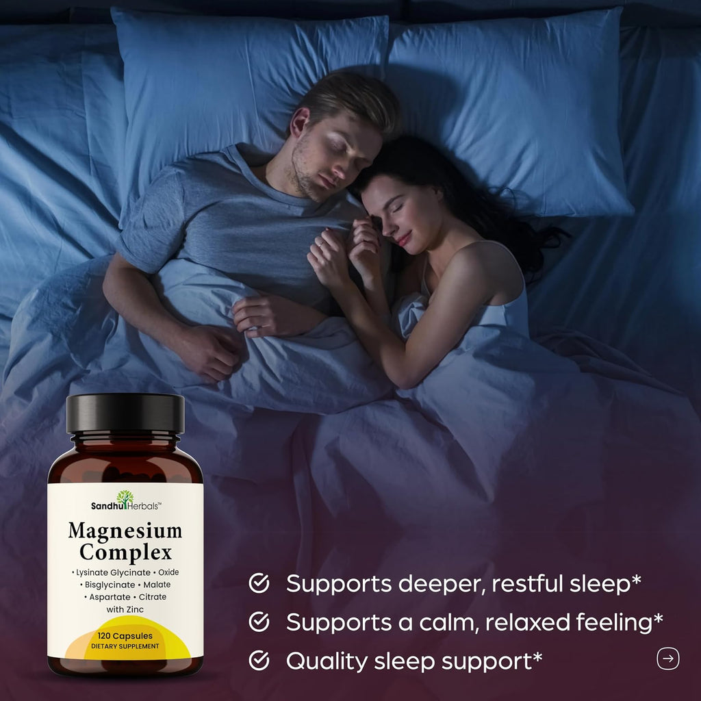 Promotes healthy sleep with magnesium