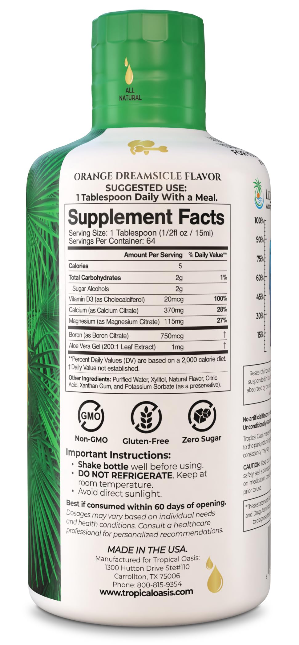 Promotes healthy teeth with calcium