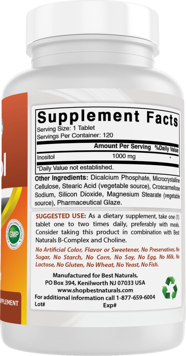 promotes insulin sensitivity with inositol