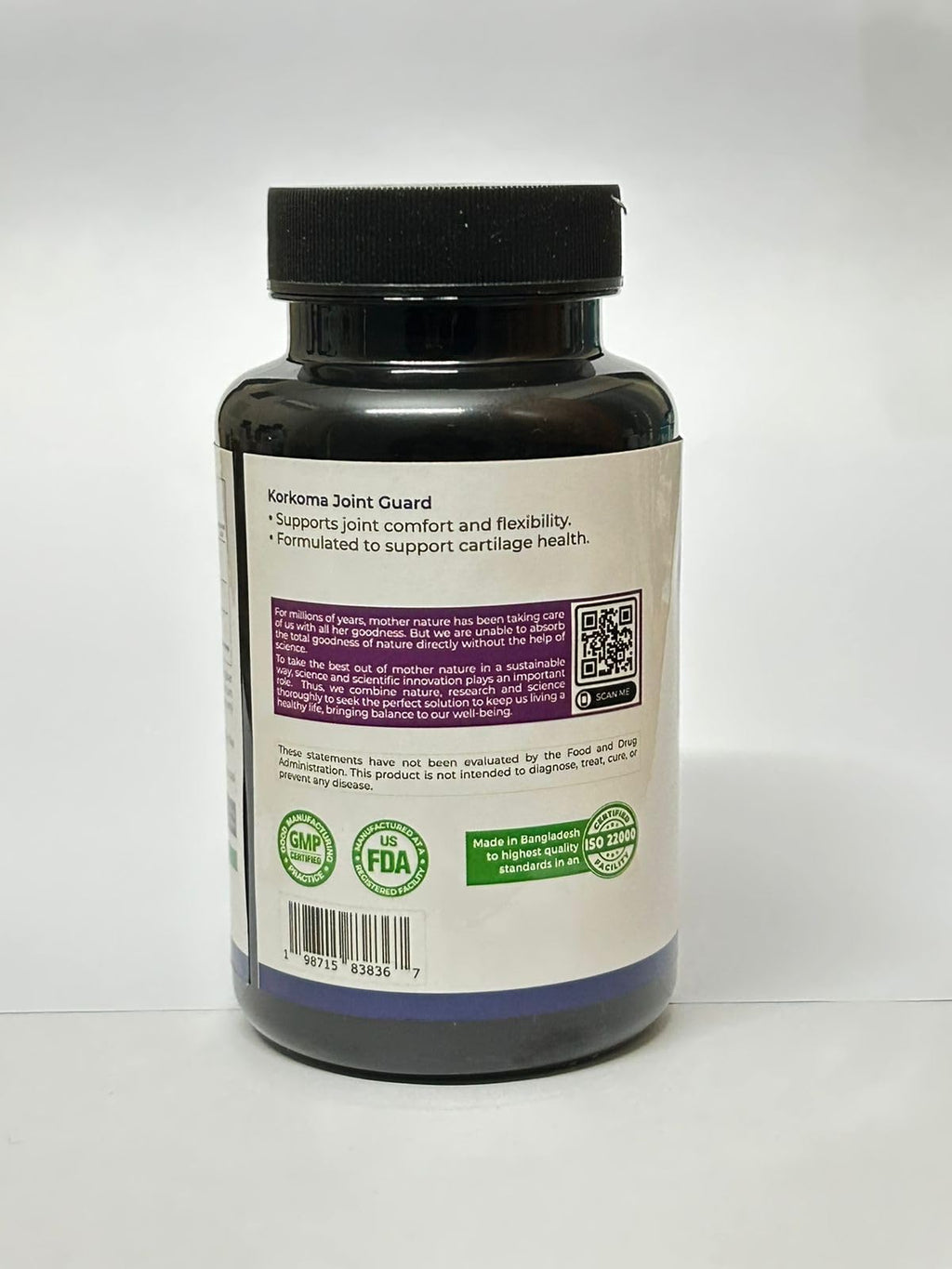promotes joint health with curcumin