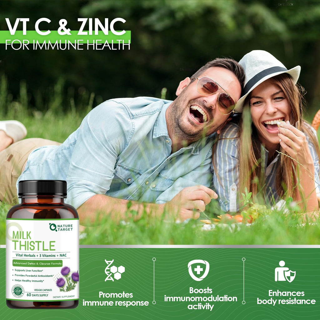 promotes overall liver wellness with milk thistle