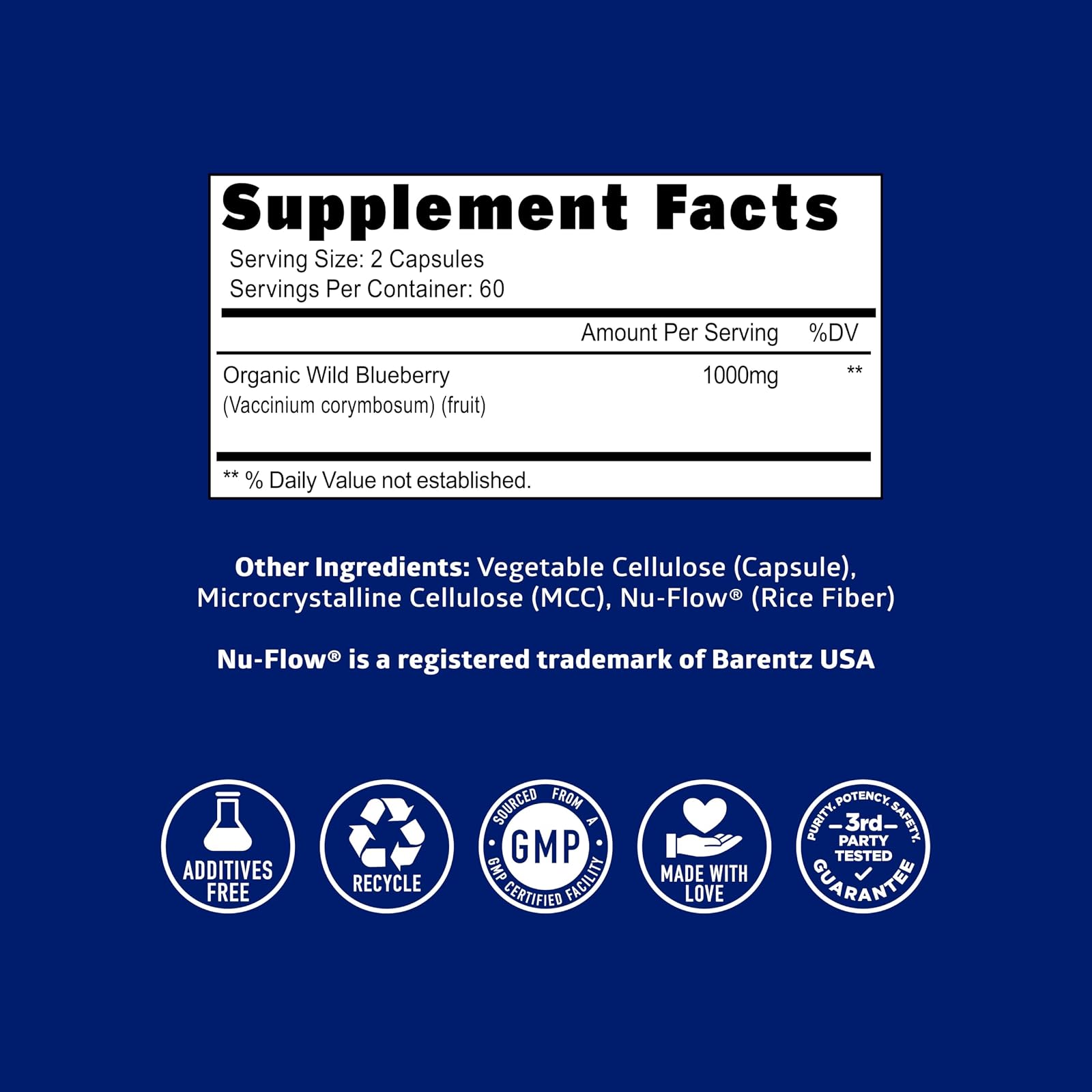 promotes overall wellness with blueberries