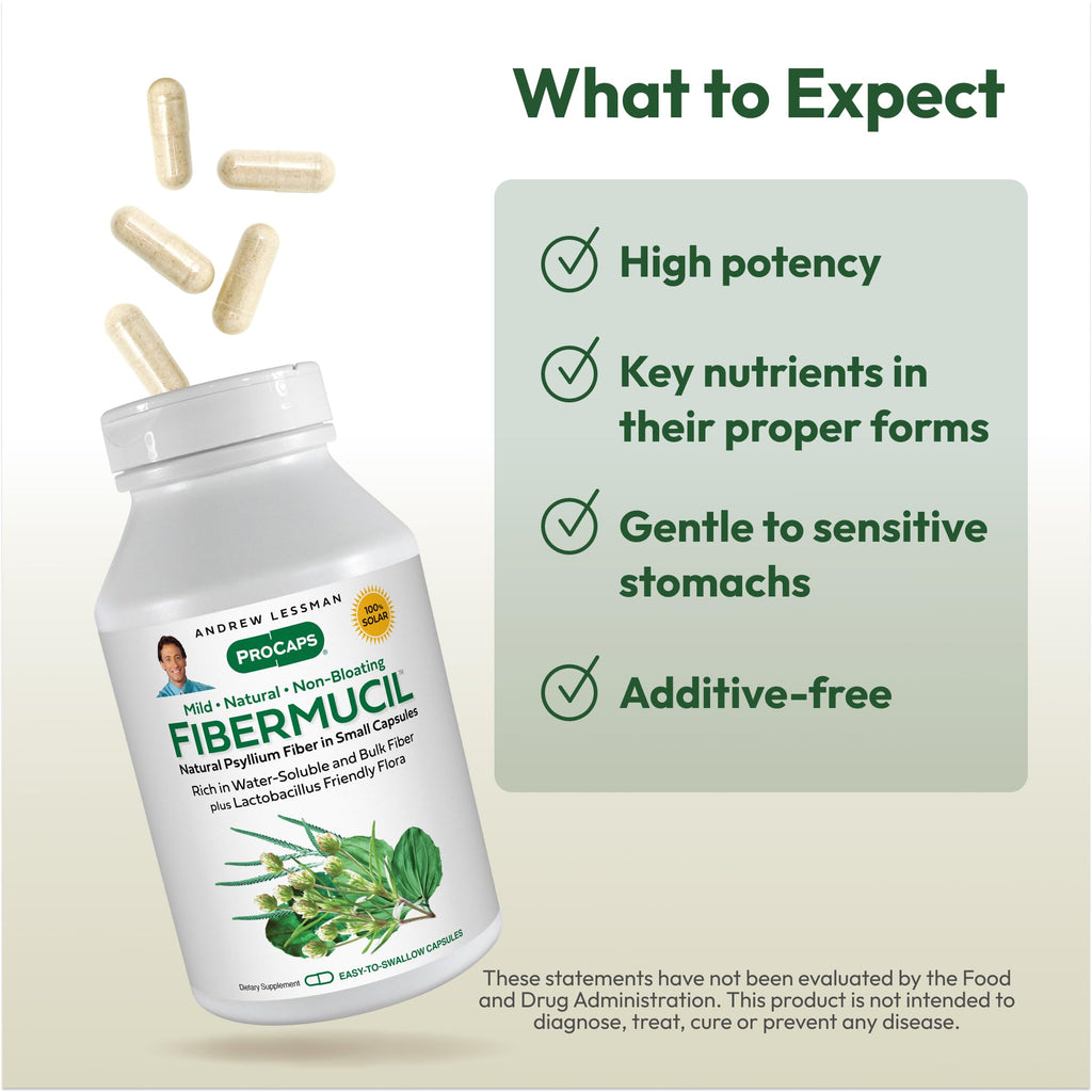 promotes regularity with dietary fibers