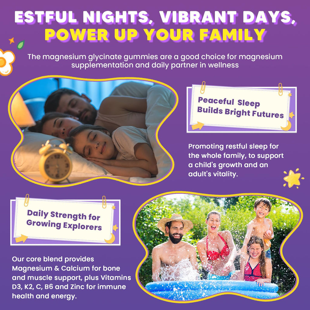 promotes relaxation with magnesium gummies