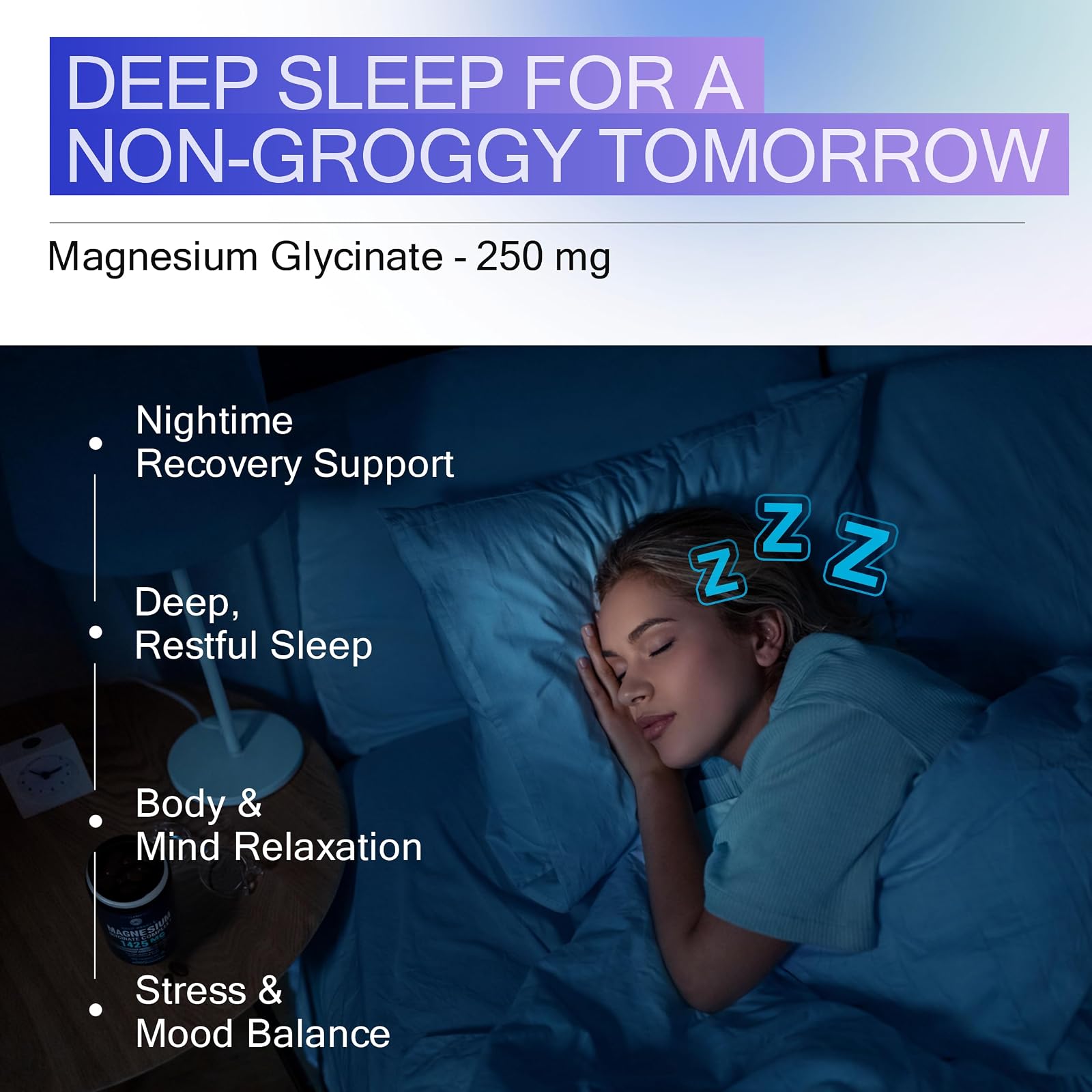 Promotes restful sleep and calmness