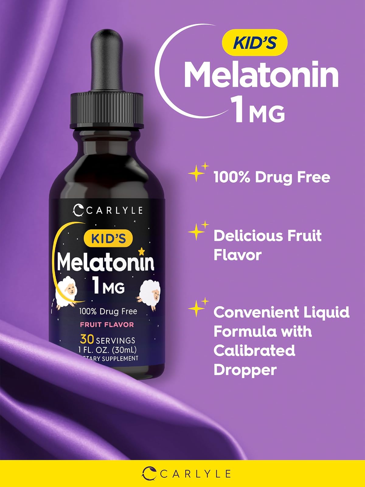 Promotes restful sleep in children