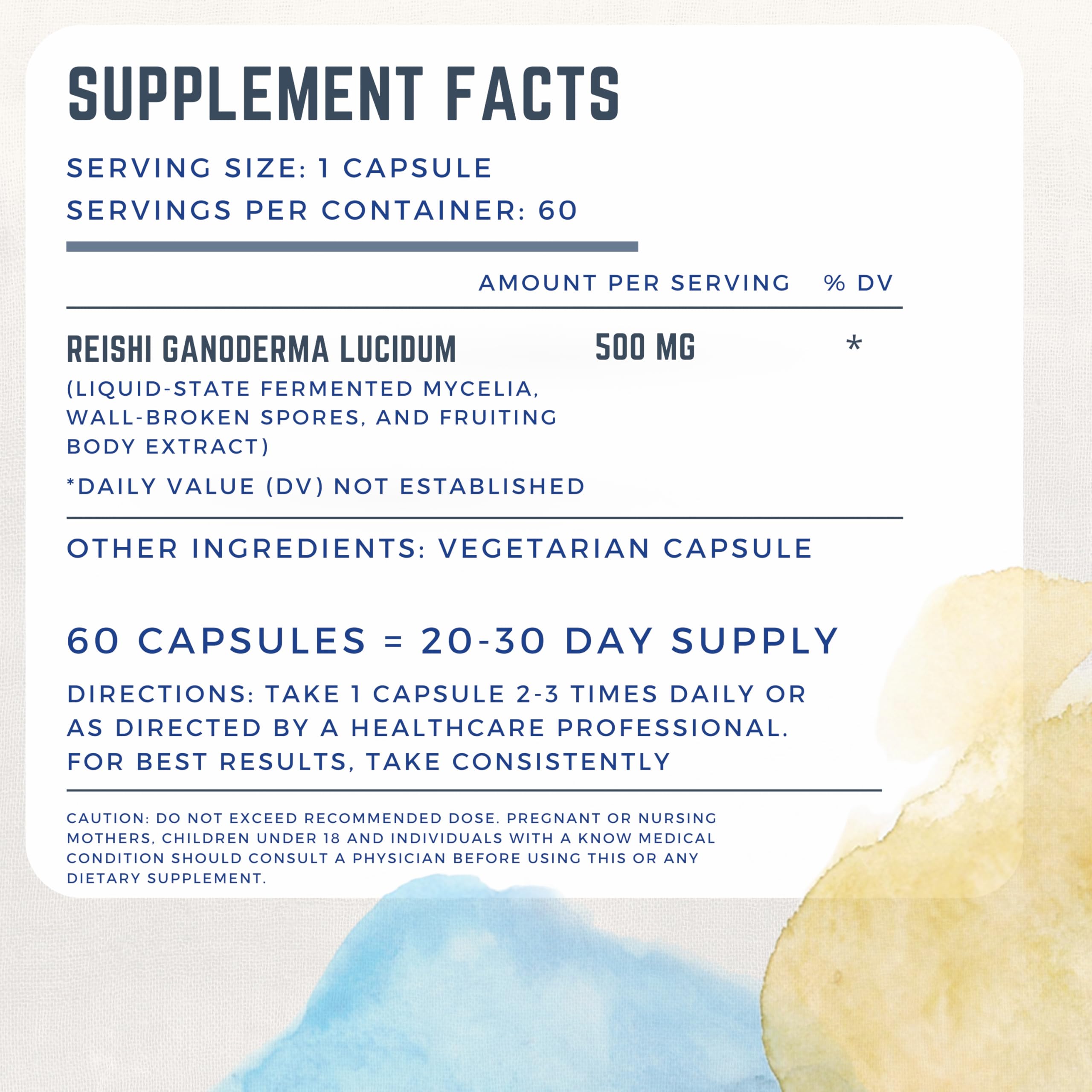 Promotes restful sleep reishi mushroom capsules