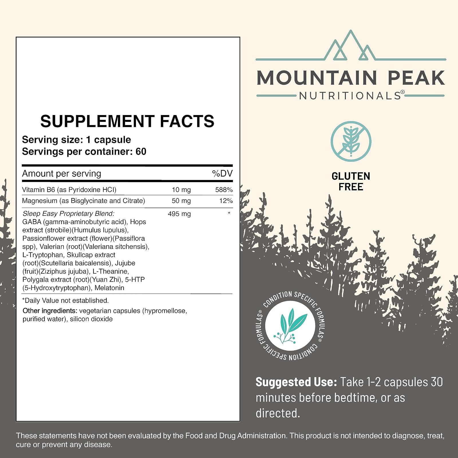 Promotes restful sleep with 100 mg