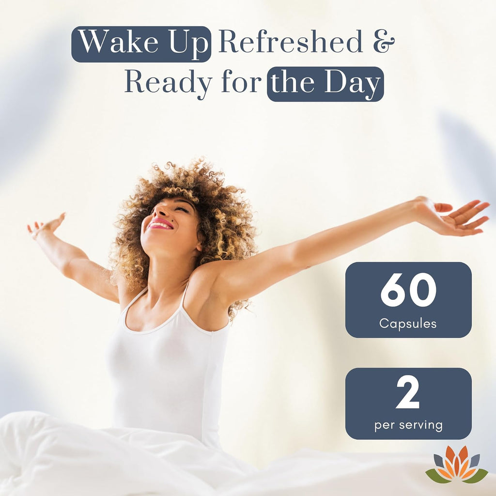 promotes restful sleep with magnesium