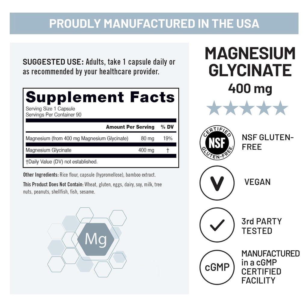 promotes restful sleep with magnesium