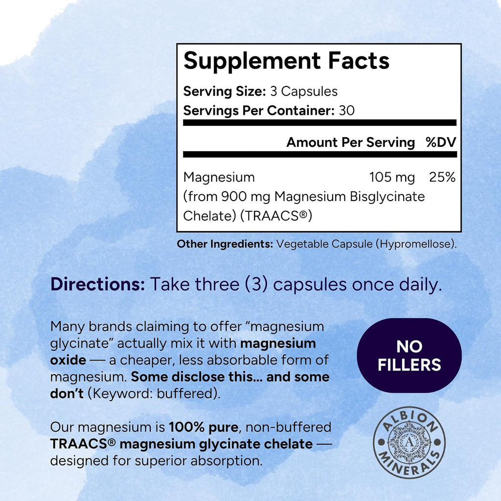 Promotes restful sleep with magnesium
