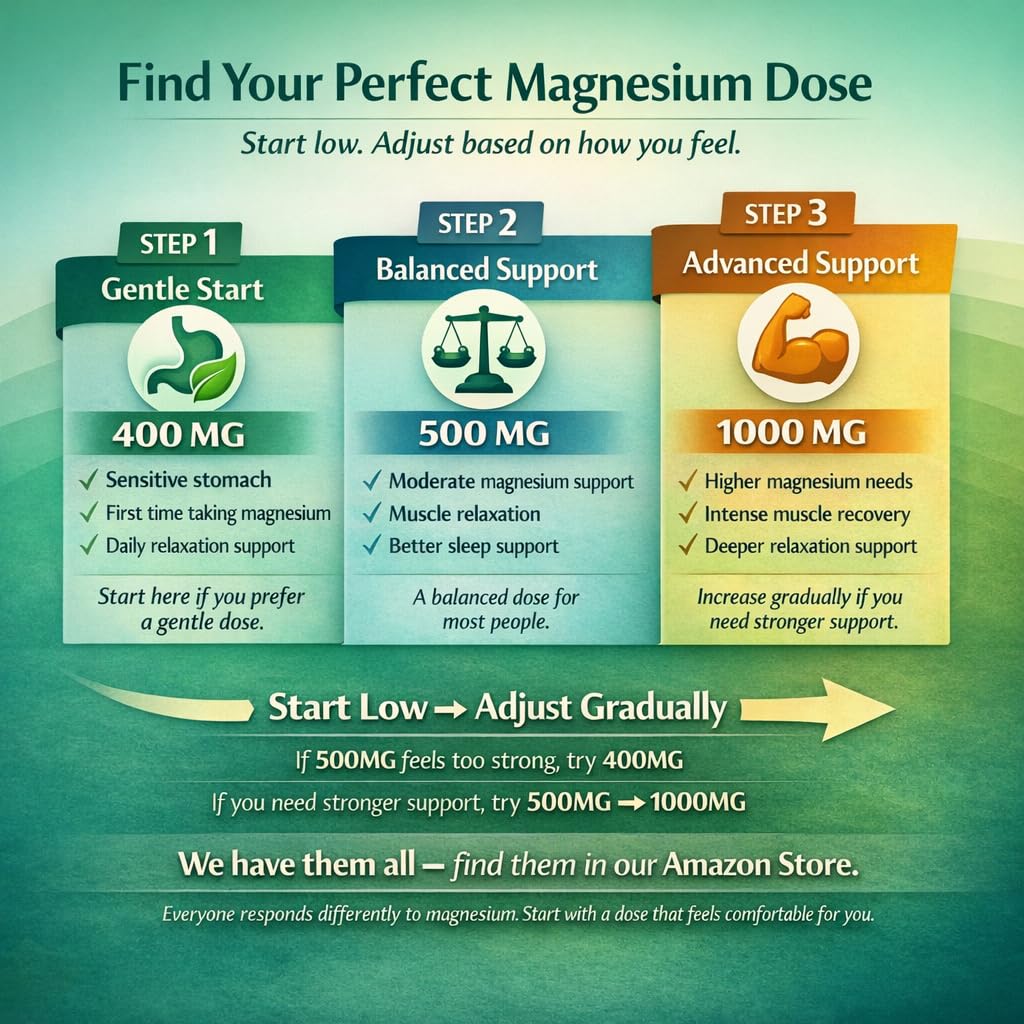 Promotes restful sleep with magnesium