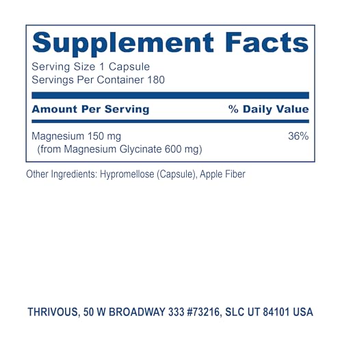 Promotes restful sleep with magnesium