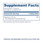 Promotes restful sleep with magnesium