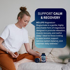 Promotes restful sleep with magnesium