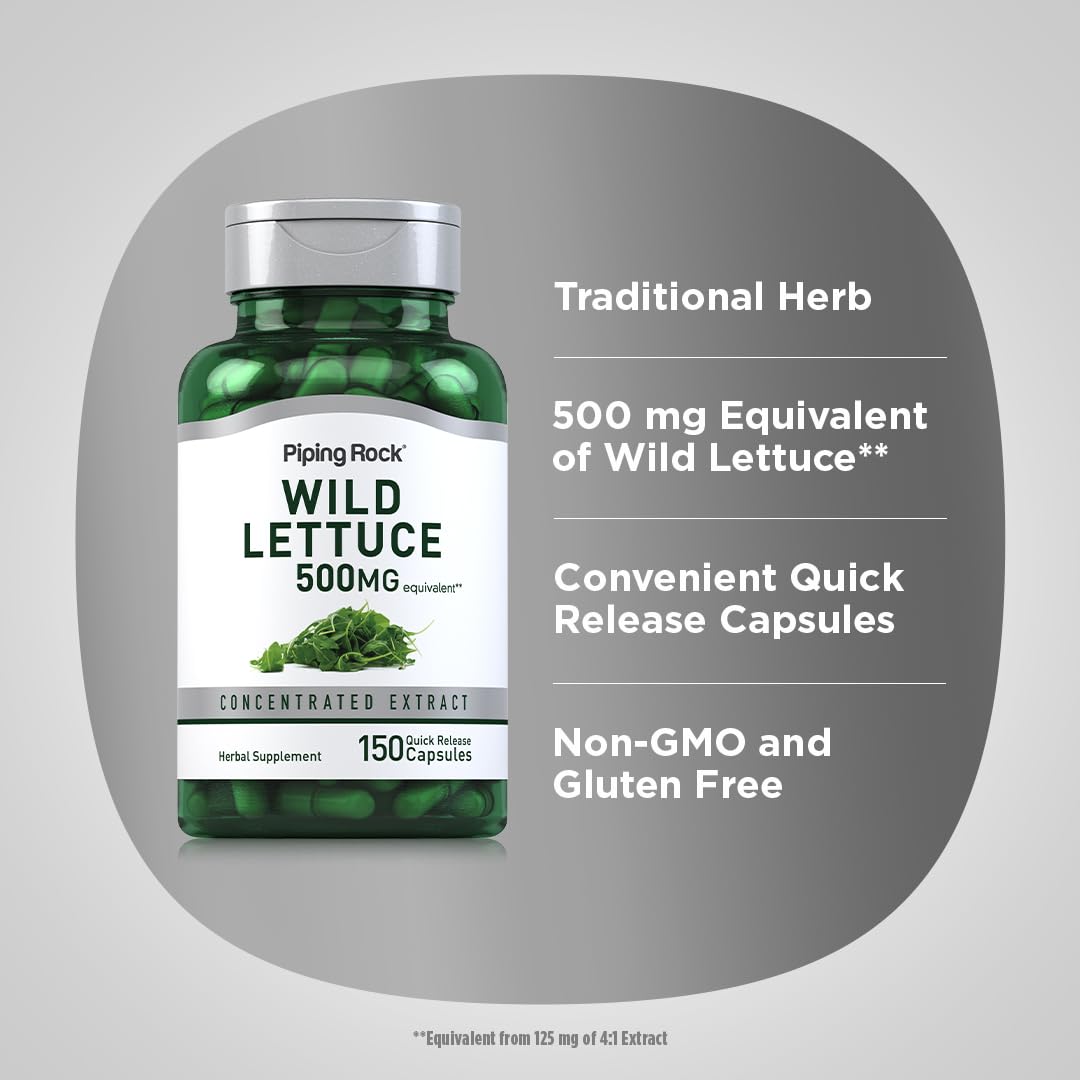 promotes restful sleep with wild lettuce