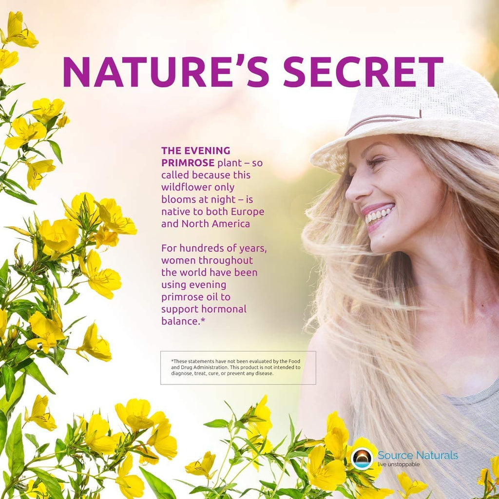 Promotes skin health with evening primrose