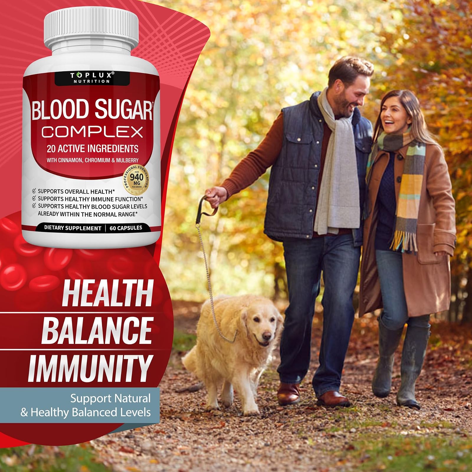 promotes stable blood sugar levels