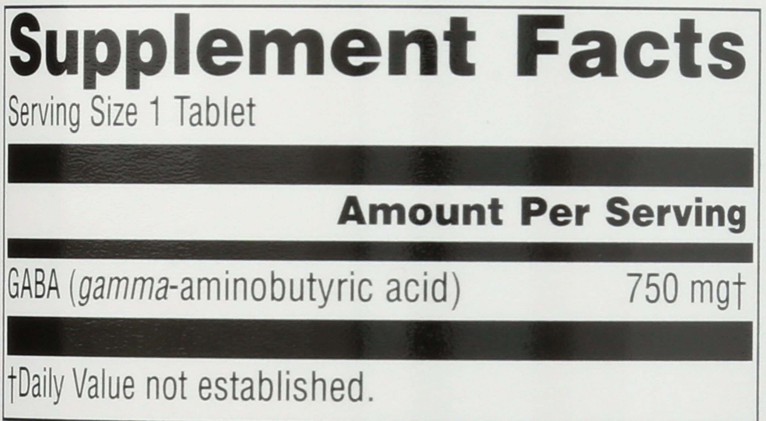 promotes tranquility with GABA tablets