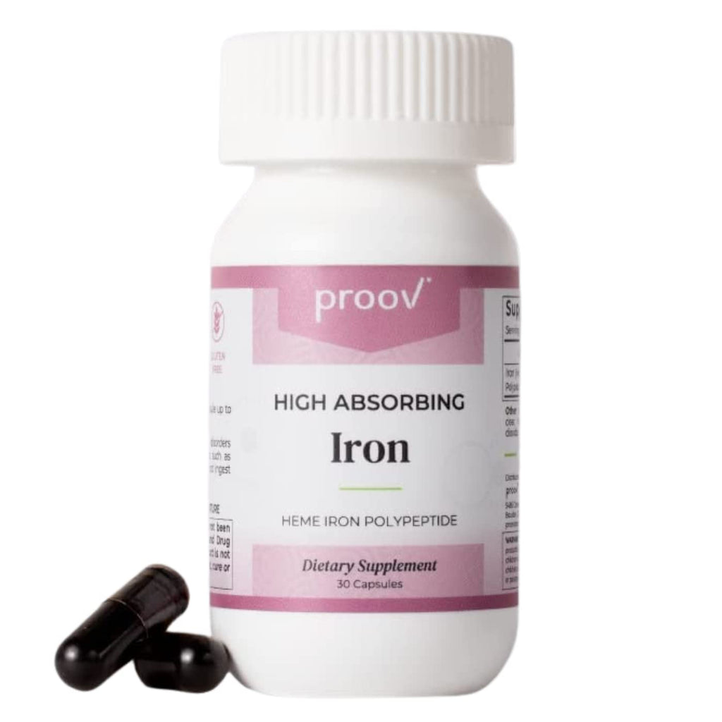 Proov iron supplement for energy