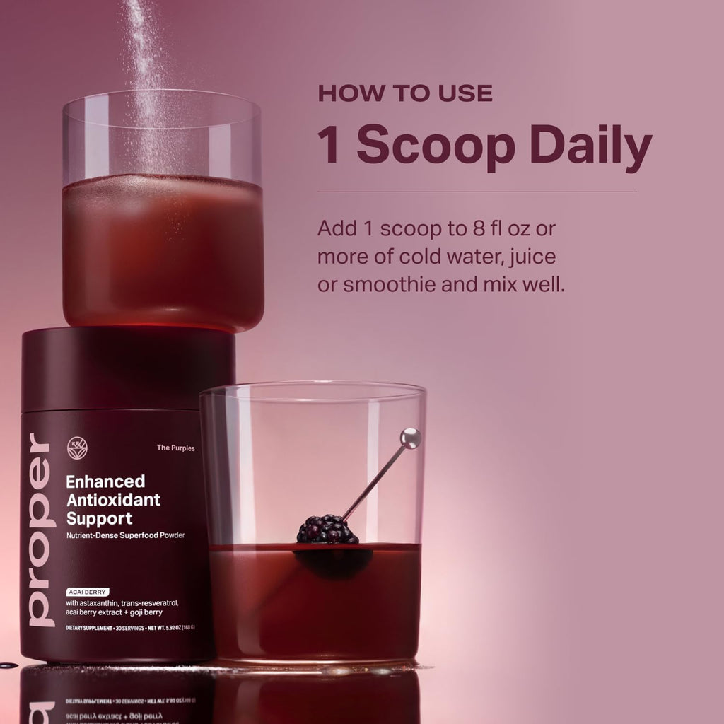 Proper antioxidant powder for daily wellness