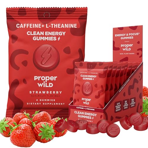 Proper Wild energy gummies strawberry flavour