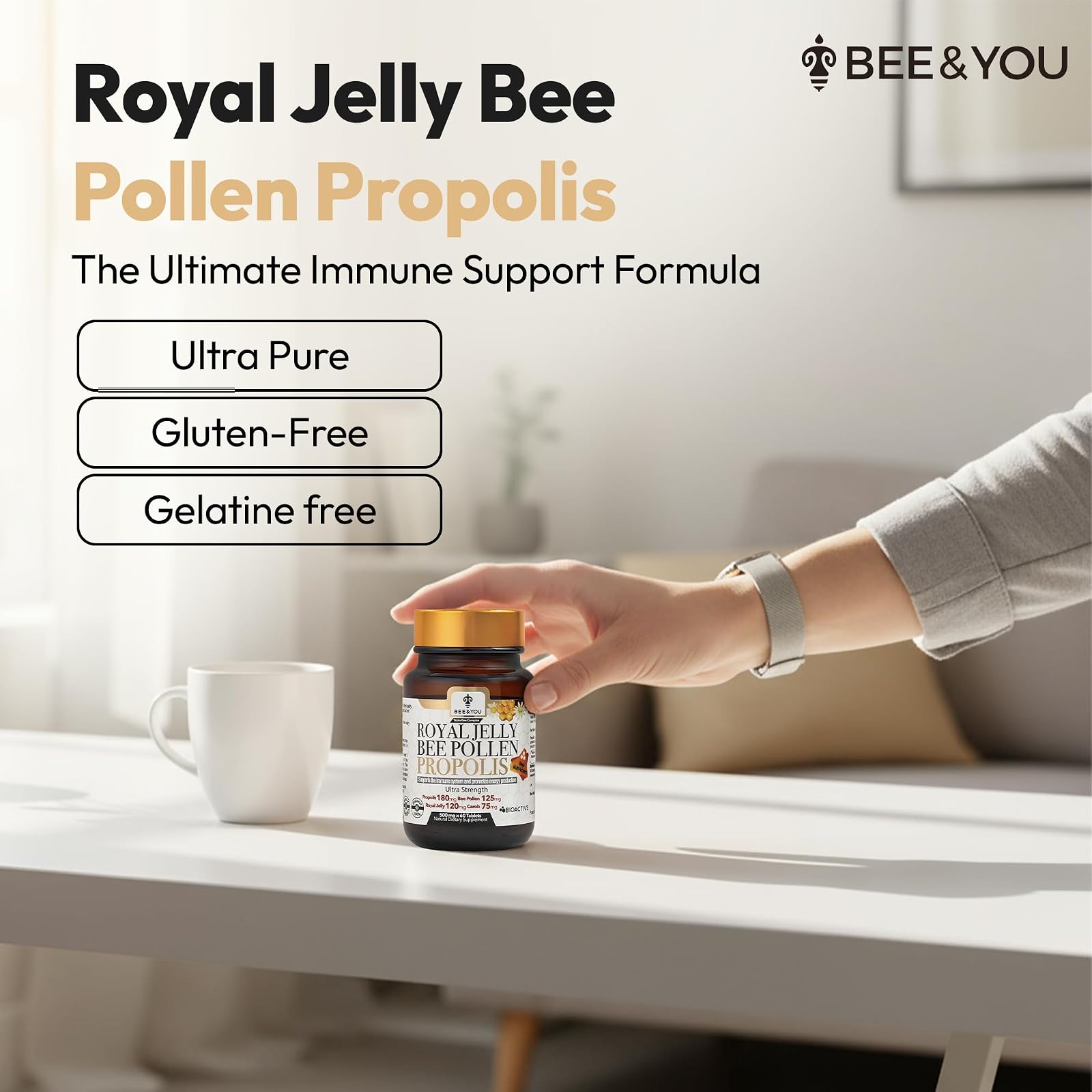 Propolis and bee pollen benefits