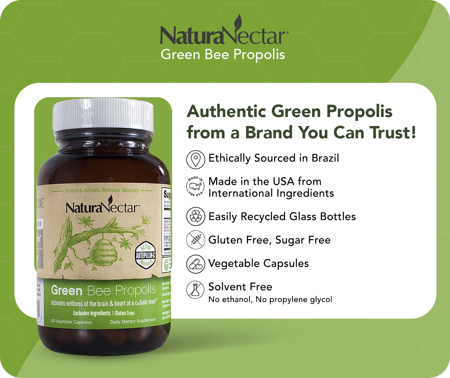 propolis capsules for daily nutrition
