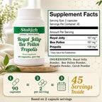 Propolis capsules for immune support