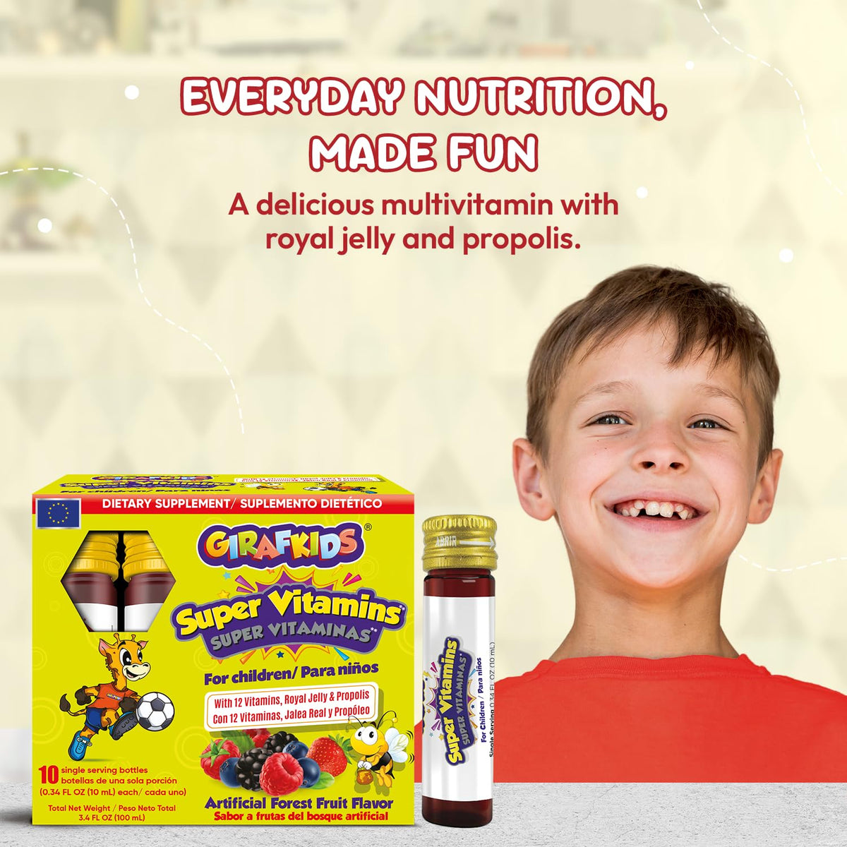 Propolis enriched children's vitamins