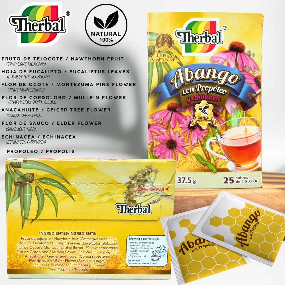 Propolis infused herbal tea blend